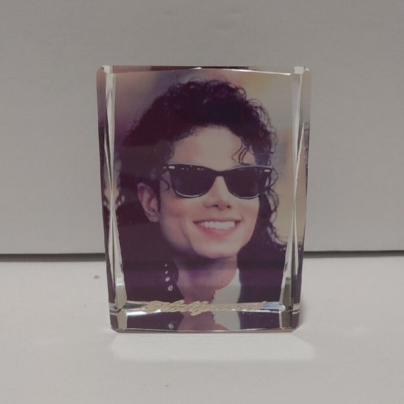 Michael Jackson | Office | Michael Jackson 3 Paperweight Acrylic ...